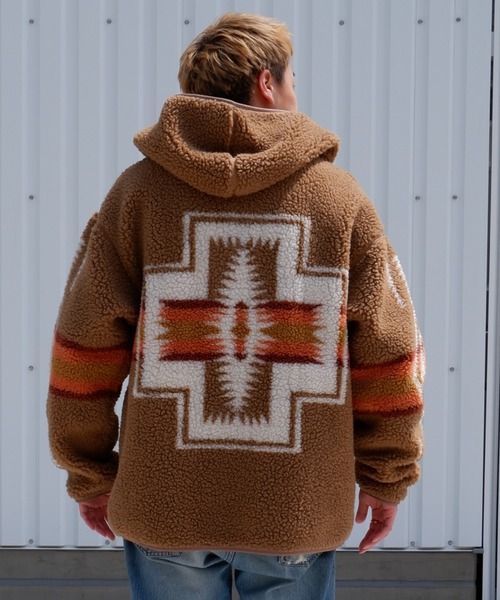 PENDLETON（ペンドルトン）の「PENDLETON/ ペンドルトン Boa Hoodie ボアフーディー 1475-5009（ブルゾン）」 - WEAR