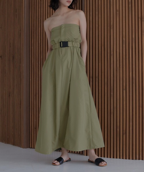 hellam（へラム）の「2WAYベアトップジャンスカ（サロペット/オーバーオール）」 - WEAR