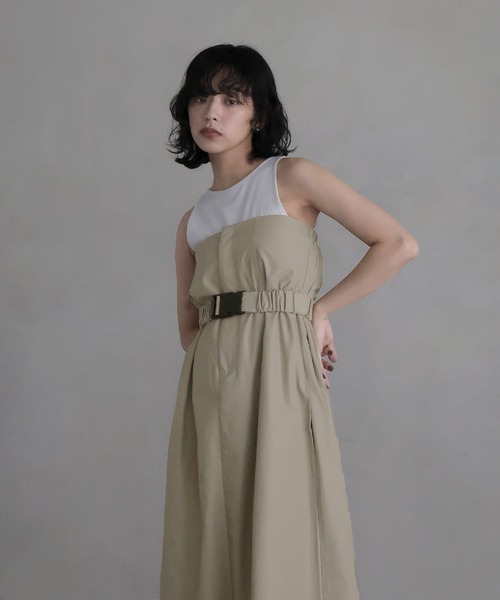 hellam（へラム）の「2WAYベアトップジャンスカ（サロペット/オーバーオール）」 - WEAR