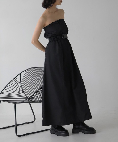 hellam（へラム）の「2WAYベアトップジャンスカ（サロペット/オーバーオール）」 - WEAR