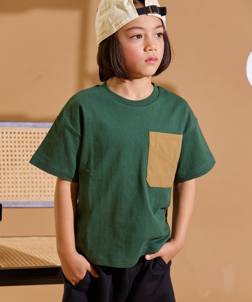 PAIRMANON STREET（ペアマノンストリート）の「【PAIRMANON STREET】胸元 ポケット 半袖 Tシャツ（Tシャツ/カットソー）」 - WEAR