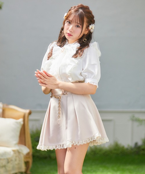 ROJITA（ロジータ）の「レーシーリボンラッフルブラウス（シャツ/ブラウス）」 - WEAR