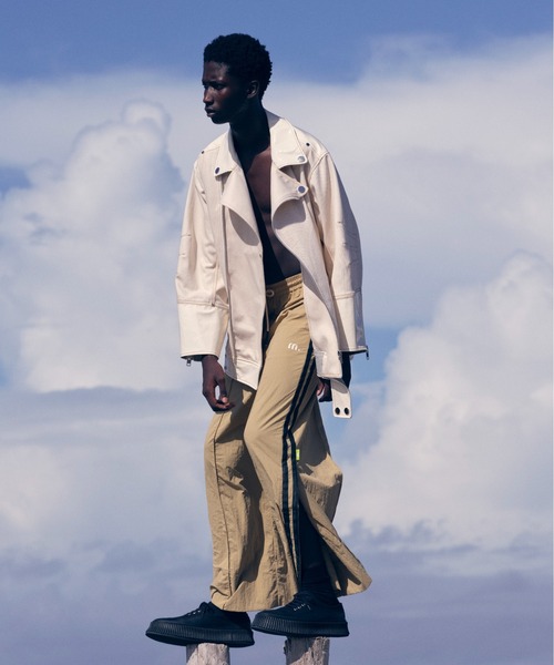 massless（マスレス）の「massless Organic Denim Riders Jacket（ライダースジャケット）」 - WEAR