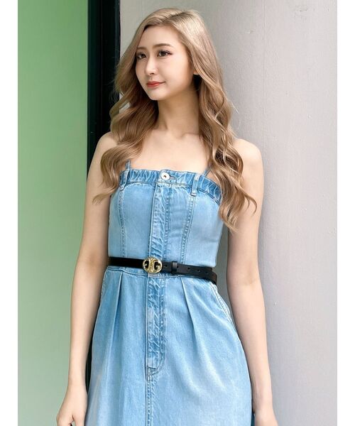 GYDA（ジェイダ）の「ベアデニムロングワンピース（ワンピース）」 - WEAR