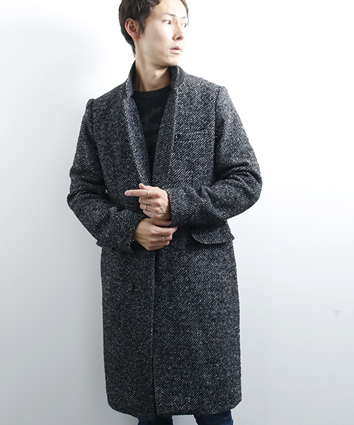 junhashimoto（ジュンハシモト）の「LONG CHESTER COAT（チェスターコート）」 - WEAR