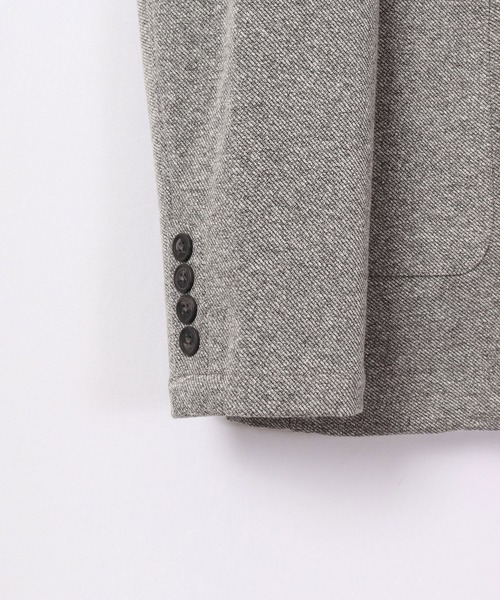 ROOT THREE（ルートスリー）の「ROOT THREE ストレッチ 杢ニットカツラギ テーラードジャケット（テーラードジャケット ...