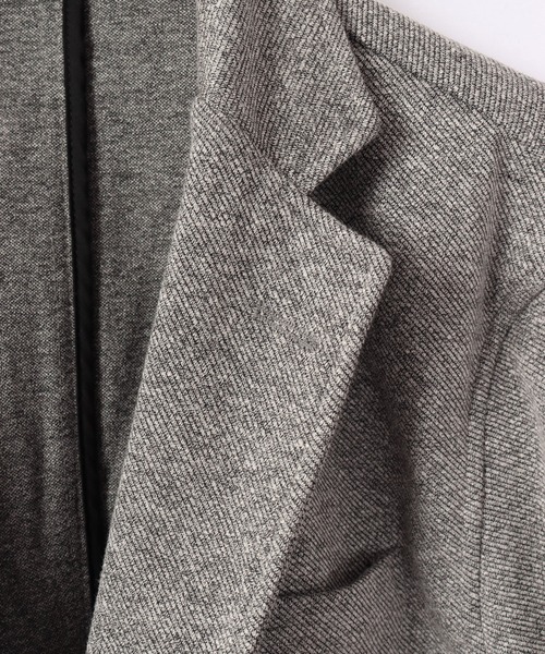 ROOT THREE（ルートスリー）の「ROOT THREE ストレッチ 杢ニットカツラギ テーラードジャケット（テーラードジャケット）」 - WEAR