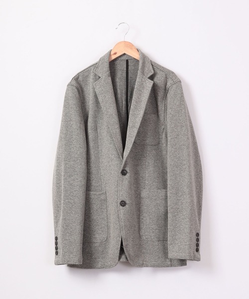 ROOT THREE（ルートスリー）の「ROOT THREE ストレッチ 杢ニットカツラギ テーラードジャケット（テーラードジャケット ...