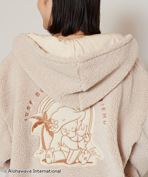 Kahiko（カヒコ）の「【Kahiko】ALOHA MAPUA ボアジップパーカー（パーカー）」 - WEAR