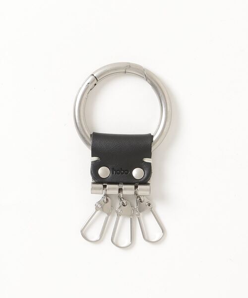 hobo（ホーボー）の「【hobo / ホーボー】 ROUND CARABINER KEY RING COW LEATHER（キーホルダー）」 - WEAR