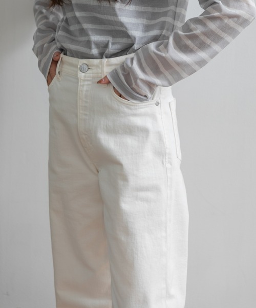 YANUK（ヤヌーク）の「YANUK ボーイズストレート LEA WHS Spill Proof（デニムパンツ）」 - WEAR