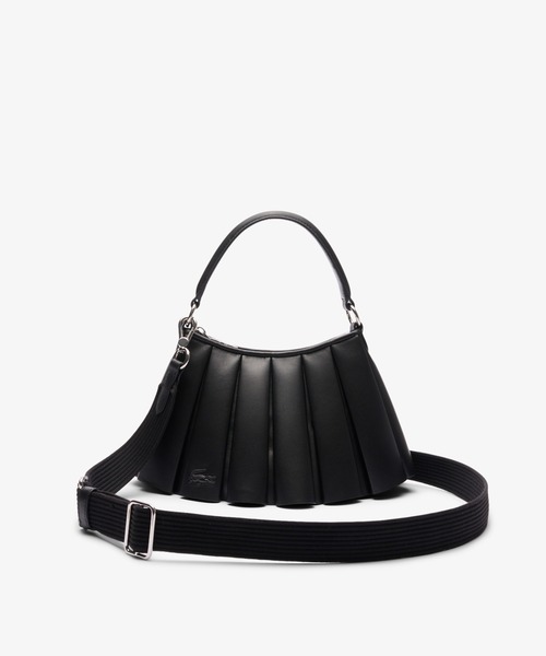 LENGLEN レザープリーツハンドバッグ（ショルダーバッグ）｜LACOSTE