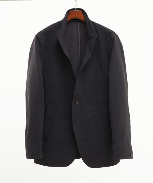 セール】クールマックスサッカープリント スタンドカラージャケット