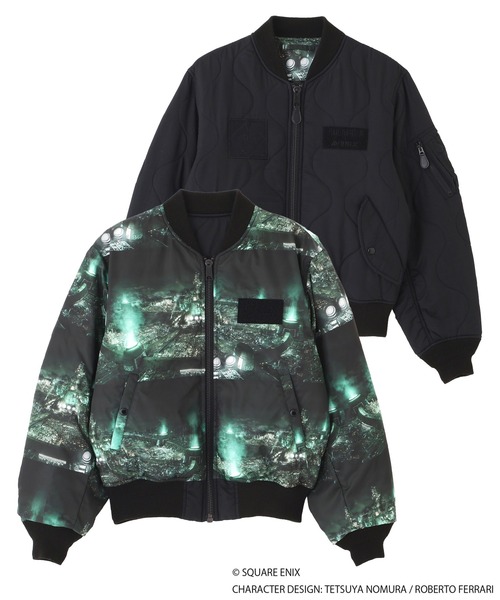 《AVIREX × FINAL FANTASY VII REMAKE》QUILT MA-1 'MIDGAR' / キルト エムエーワン ミッド ...