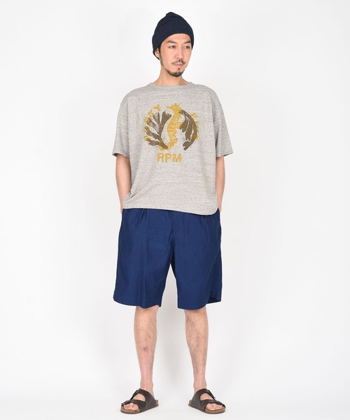 45R（フォーティファイブアール）の「海ものがたりのプリントTシャツ（タツノオトシゴ・TOP糸）（Tシャツ/カットソー）」 - WEAR