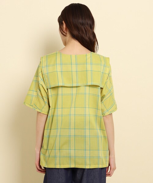 Dessin（デッサン）の「 【CLASSY.6月号掲載】ガーゼチェック セーラーブラウス＜S～L＞（シャツ/ブラウス）」 - WEAR