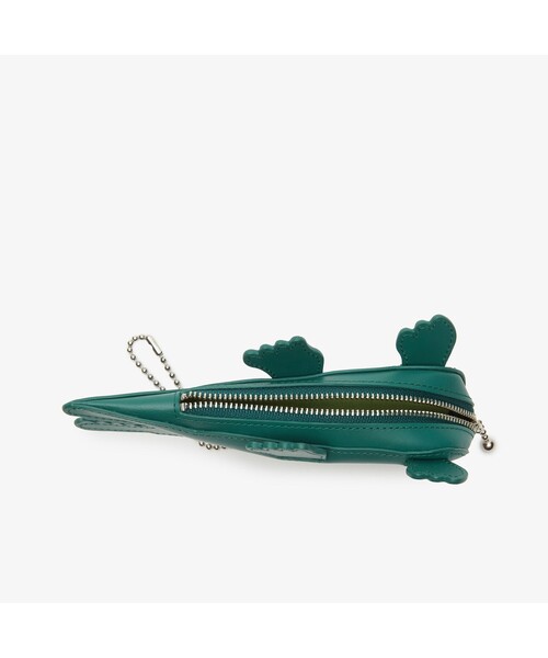 LACOSTE（ラコステ）の「CHARM レザークロコダイルキーホルダーポーチ（ポーチ）」 - WEAR