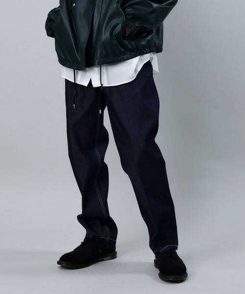 Iroquois（イロコイ）の「OPEN-END DENIM TAPERED PT（デニムパンツ）」 - WEAR