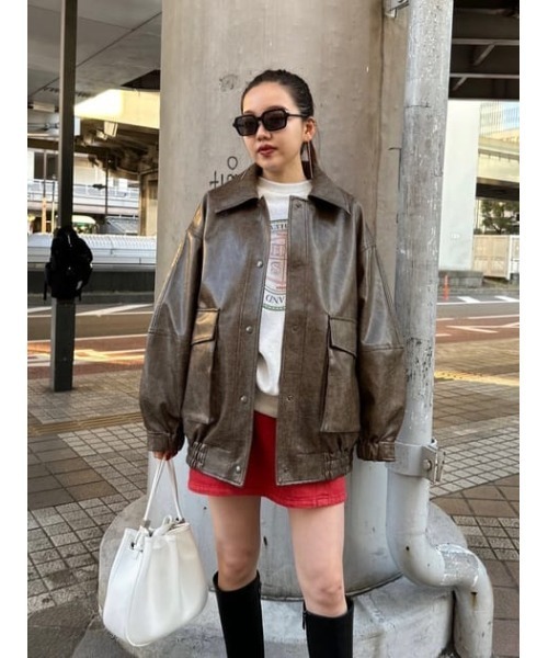 SLY（スライ）の「LIGHT ONS H/W COLOR S/SK-E ライトオンス ハイウエスト カラー ショートスカート デニム カラー ...