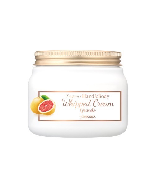 FERNANDA（フェルナンダ）の「フレグランスハンド＆ボディホイップクリーム グランデ（ピンクグレープフルーツ）/Fragrance Hand & Body Whipped Cream ...