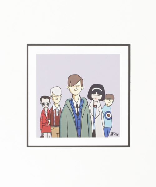 Pretty Green（プリティーグリーン）の「P.Mckee 'THE MODS' PRINT（ポスター/アート）」 - WEAR