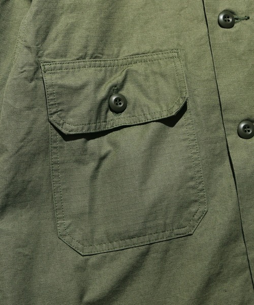 orSlow（オアスロウ）の「orSlow/オアスロウ TROOPER FATIGUE SHIRT（ミリタリージャケット）」 - WEAR