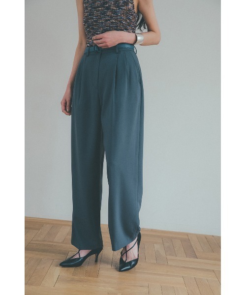 CLANE（クラネ）の「CLANE/クラネ/ベーシックタックパンツ/BASIC TUCK PANTS（その他パンツ）」 - WEAR