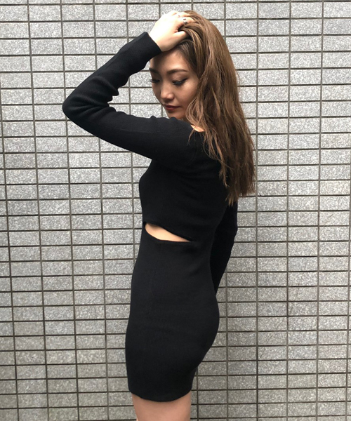 ENVYM（アンビー）の「アシメカッティングKNIT OP（ワンピース）」 - WEAR