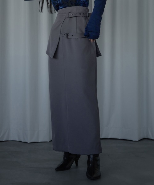 Ezick（エジック）の「Ashime corsetbelt ナロースカート（スカート）」 - WEAR