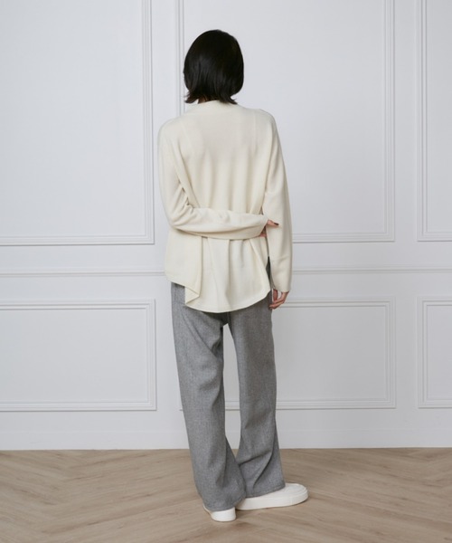 YVON（イヴォン）の「ホールガーメント Aラインニットプルオーバー（ニット/セーター）」 - WEAR