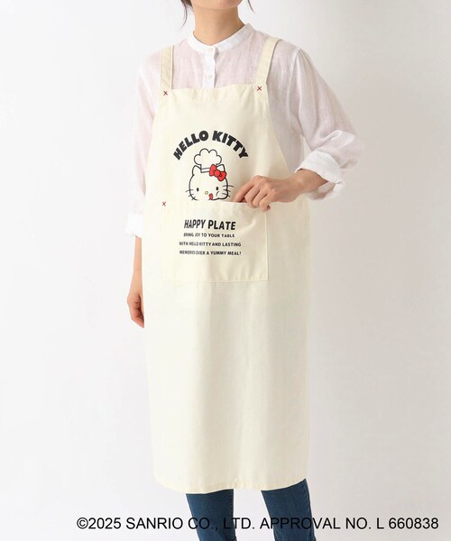 【セール】エプロン ハッピープレート IV ＜HELLO KITTY ハローキティ＞（その他雑貨）｜212 KITCHEN STORE（トゥワ ...