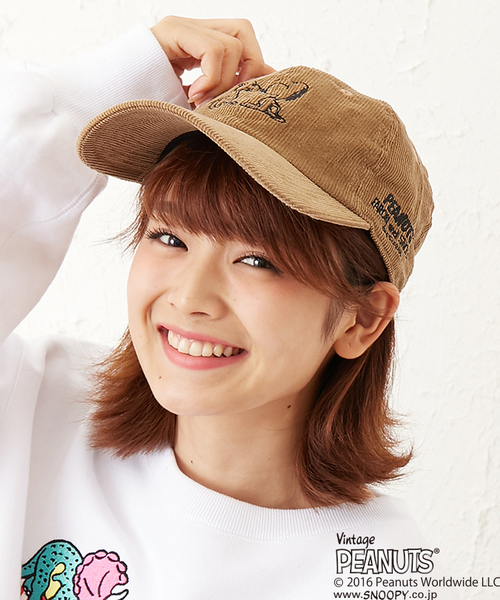 ROUND HOUSE（ラウンドハウス）の「PEANUTS FARON and SNOOPY CORDUROY BB CAP（キャップ ...