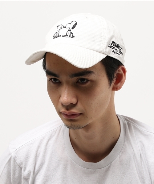 ROUND HOUSE（ラウンドハウス）の「PEANUTS FARON and SNOOPY CORDUROY BB CAP（キャップ ...