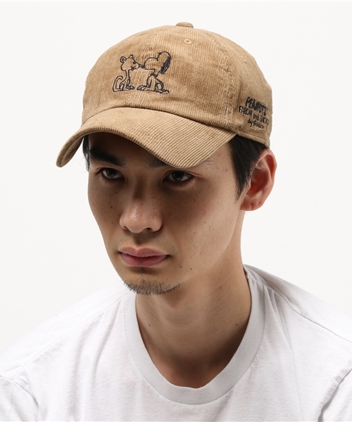 ROUND HOUSE（ラウンドハウス）の「PEANUTS FARON and SNOOPY CORDUROY BB CAP（キャップ ...