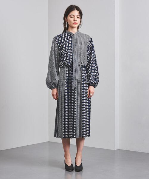 mando（マンド）の「＜mando（マンド）＞ミックスプリント ワンピース （ワンピース）」 - WEAR