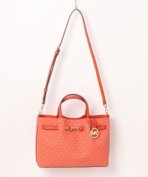 MICHAEL KORS（マイケルコース）の「CARSON センタージップ サッチェル ミディアム - MKシグネチャー（ハンドバッグ ...