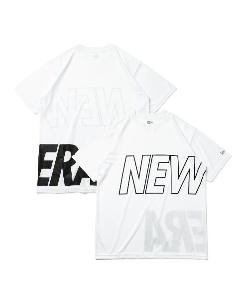 NEW ERA/ニューエラ/NEW ERA PERFORMANCE/ニューエラパフォーマンス ビッグロゴ 吸水速乾 UVカットTシャツ ...