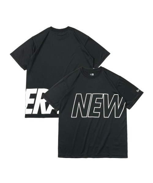 NEW ERA/ニューエラ/NEW ERA PERFORMANCE/ニューエラパフォーマンス ビッグロゴ 吸水速乾 UVカットTシャツ ...