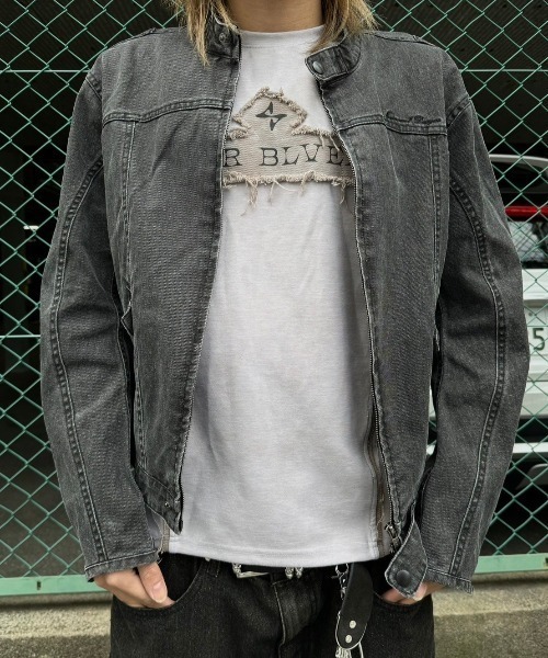 BLR BLUER（ビーエルアールブラー）の「韓国ブランド BLR BLUER ビーエルアールブラー Dyeing Raw-edged T ...