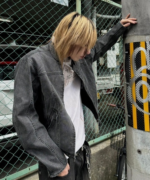 BLR BLUER（ビーエルアールブラー）の「韓国ブランド BLR BLUER ビーエルアールブラー Dyeing Raw-edged T ...