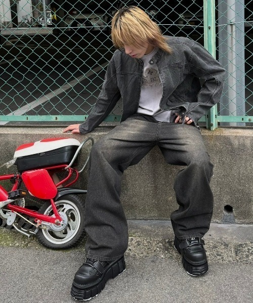 BLR BLUER（ビーエルアールブラー）の「韓国ブランド BLR BLUER ビーエルアールブラー Dyeing Raw-edged T ...