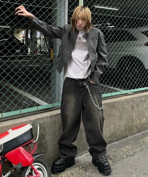 BLR BLUER（ビーエルアールブラー）の「韓国ブランド BLR BLUER ビーエルアールブラー Dyeing Raw-edged T ...