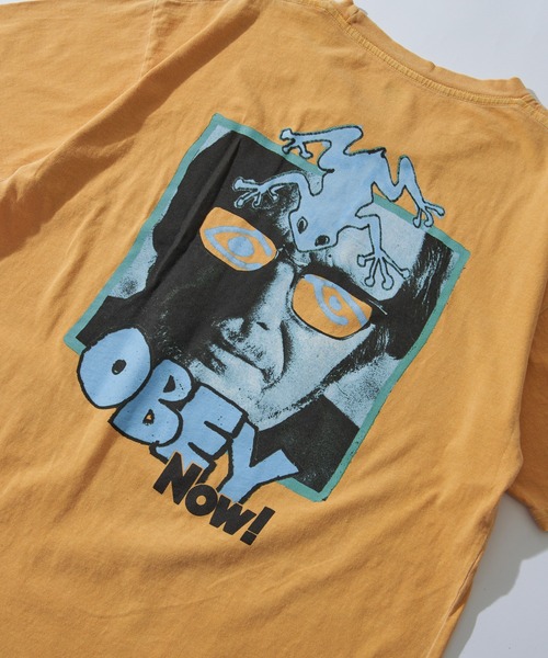 OBEY（オベイ）の「【OBEY】 NOW! TEE（Tシャツ/カットソー）」 - WEAR