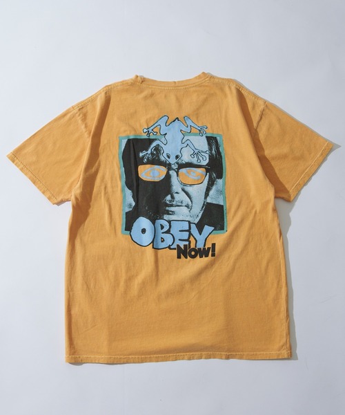 OBEY（オベイ）の「【OBEY】 NOW! TEE（Tシャツ/カットソー）」 - WEAR