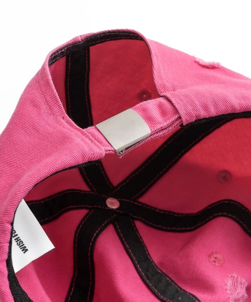 WISH FOR EVER（ウィッシュフォーエバー）の「VINTAGE DESIGN DAMAGE CAP/ヴィンテージデザインダメージ ...