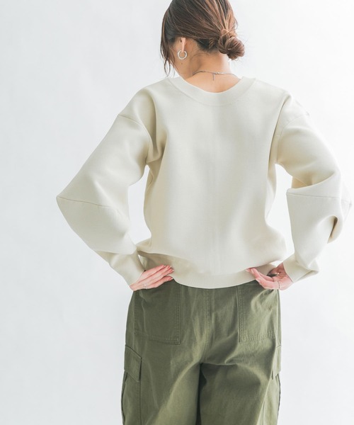 KBF（ケイビーエフ）の「BACKボタンニットプルオーバー（ニット/セーター）」 - WEAR