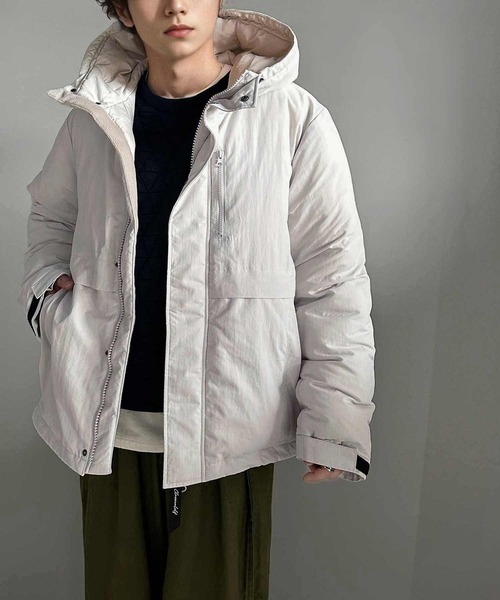 【セール】大人のシンプルカジュアル。中綿スタンドネックフーディージャケット（ダウンジャケット/コート）｜classicalelf（クラシカルエルフ）のファッション通販 - ZOZOTOWN