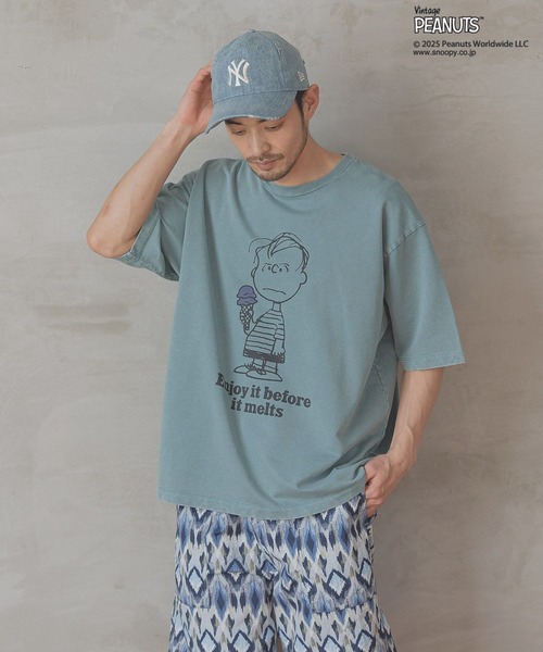PEANUTS（ピーナッツ）の「【PEANUTS×BAYFLOW】ピーナッツアソートTEE（Tシャツ/カットソー）」 - WEAR