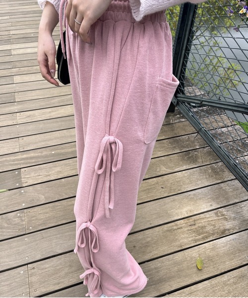 choupinet（シュピネ）の「リボン ワイドパンツ（その他パンツ）」 - WEAR