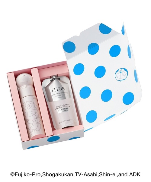 ELIXIR（エリクシール）の「エリクシール ホワイト クリアローション セット T Ⅱ BR 【ドラえもん限定デザイン】（資生堂150周年 ...